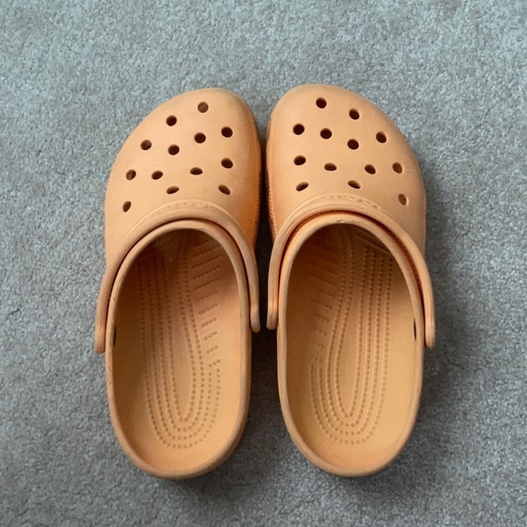 Shoes | Orange Classic Croc Clogs | Poshmark